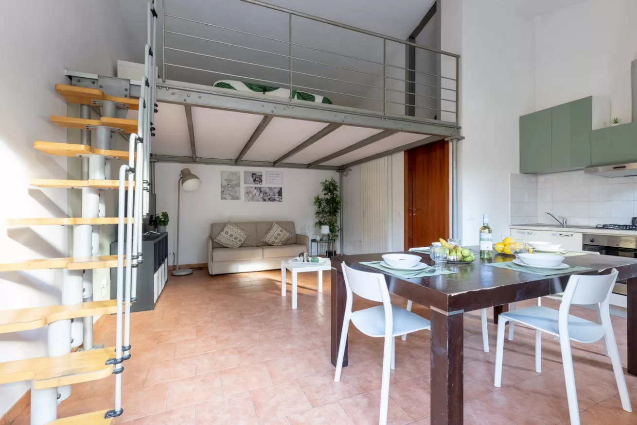 Four Shades of Pisa - Green Studio Apartment - CleanBnb
